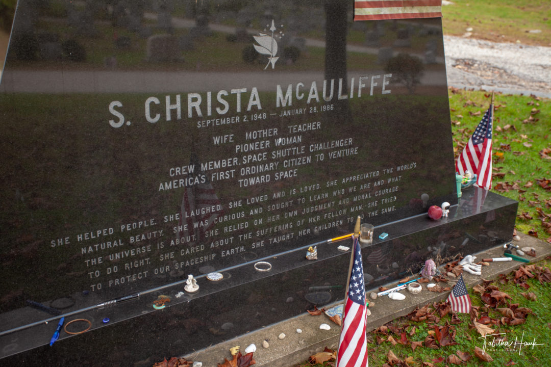 S. Christa McAuliffe Grave | Nashville Travel Photographer & Solo ...