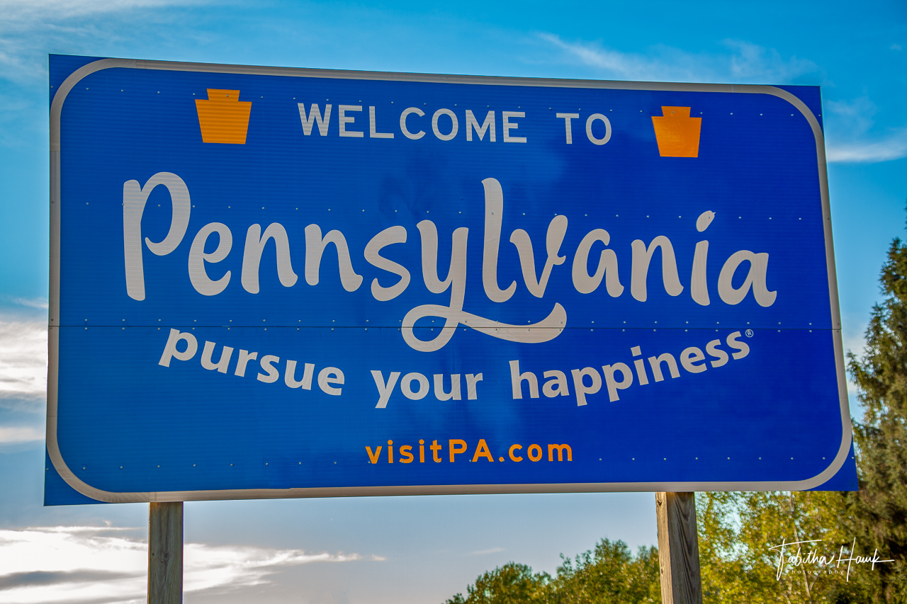 Pennsylvania State Welcome Sign | Nashville Travel Photographer & Solo ...