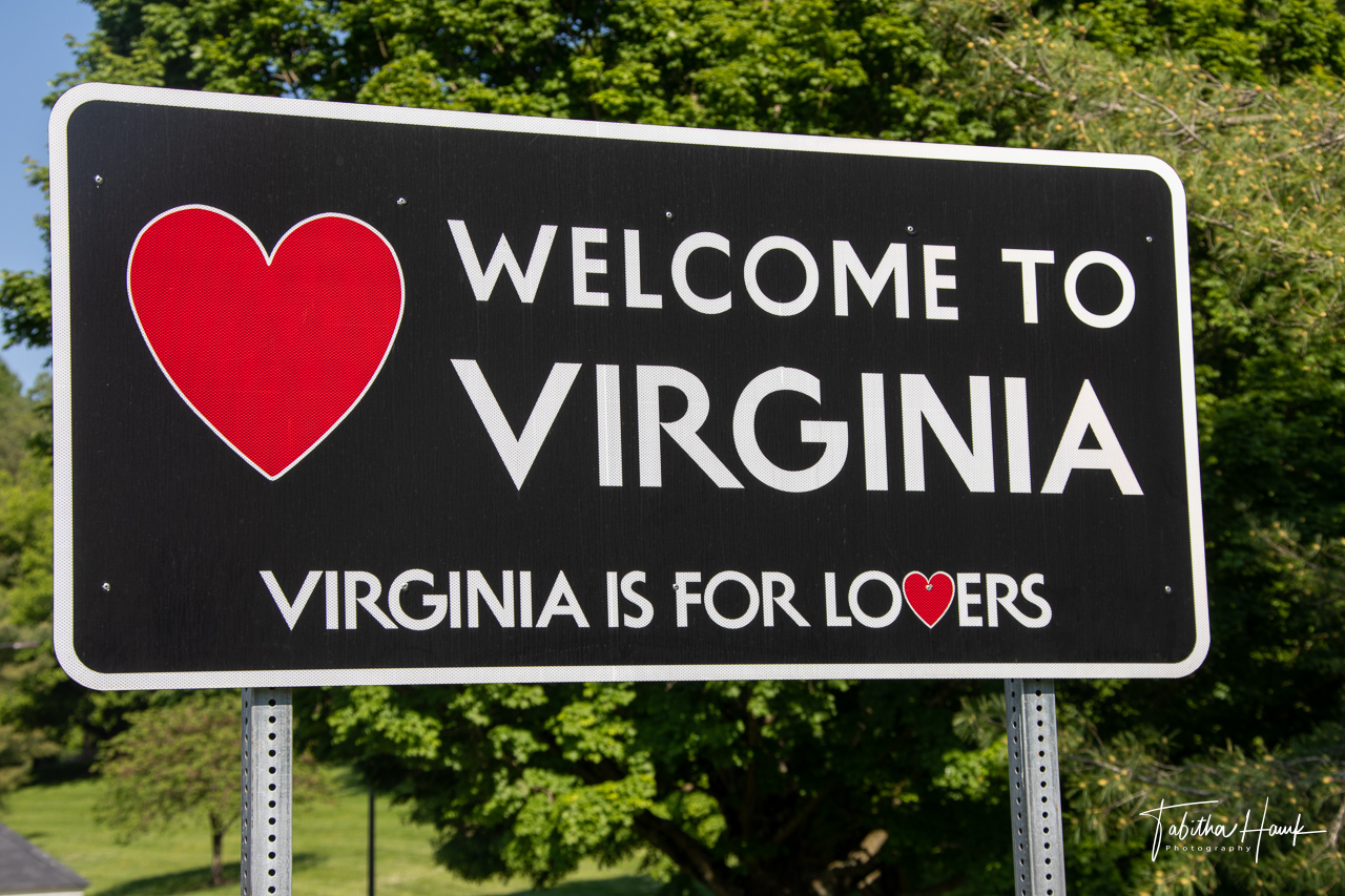 Virginia State Welcome Sign | Nashville Travel Photographer & Solo ...
